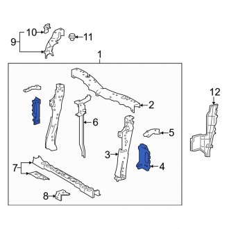 Toyota Corolla iM Header Panel Brackets & Hardware — CARiD.com