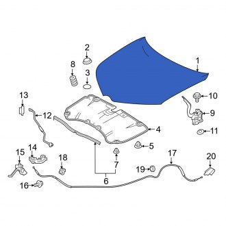 Toyota Corolla iM Replacement Hoods - Hinges, Supports | CARiD