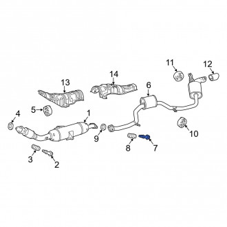 Toyota Celica OEM Exhaust Parts - Systems, Tips, Pipes | CARiD
