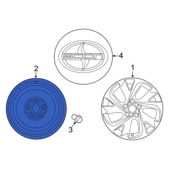 Toyota Corolla iM Replacement Factory Wheels & Rims - CARiD.com