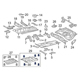 Toyota Mirai Rocker Panels, Floor Pans, Moldings — CARiD.com