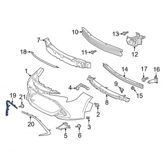 Toyota Corolla Replacement Bumper Moldings & Trim — CARiD.com