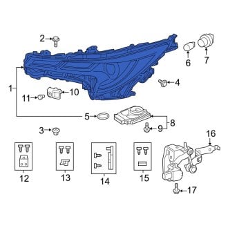Toyota Corolla OEM Headlights | Factory Headlights - CARiD.com