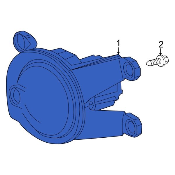 Toyota OE 8121012240 - Front Right Fog Light