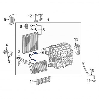 Toyota C-HR OEM A/C & Heating Parts | Systems, Compressors — CARiD.com