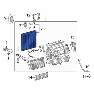 Toyota Corolla OEM A/C & Heating Parts | Systems, Compressors — CARiD.com