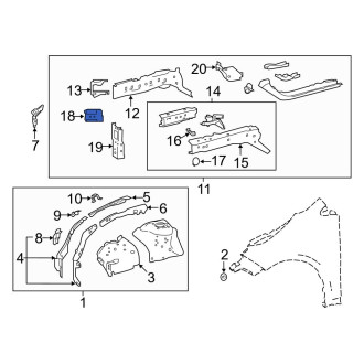 Toyota Corolla Chassis Frames & Body Parts | CARiD