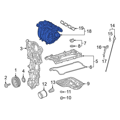 Toyota OE 17120F2010 - Engine Intake Manifold