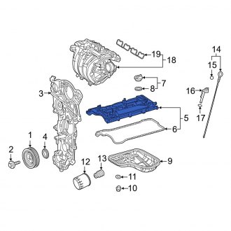 Toyota Corolla Cross Engine Valve Covers & Parts | Gaskets, Bolts ...