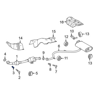 Toyota Tundra OEM Exhaust Parts | Systems, Tips, Pipes — CARiD.com