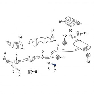 Toyota Prius OEM Exhaust Parts - Systems, Tips, Pipes | CARiD
