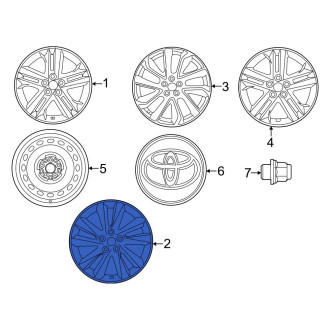 Toyota Corolla OEM Wheels | Original Steel & Alloy Wheels — CARiD.com