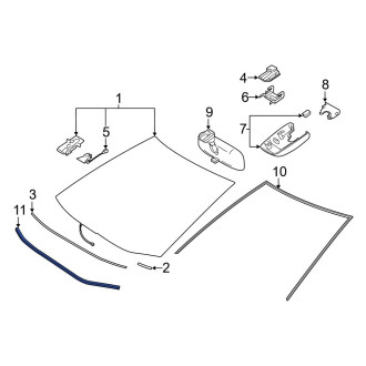 Toyota Corolla Window Trim - Moldings, Pillar Posts | CARiD
