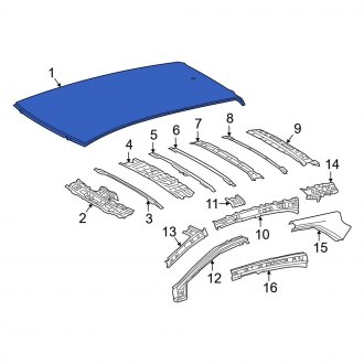 Toyota Corolla Replacement Roofs & Components | CARiD