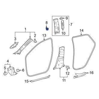 Toyota C-HR OEM Header Panels & Parts — CARiD.com