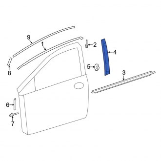 Toyota Corolla Door Moldings - Side, Edge, Belt | CARiD