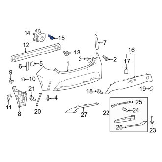 Toyota Mirai OEM Bumpers | Genuine Front & Rear Bumpers — CARiD.com