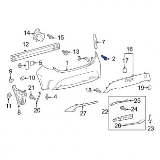 Toyota C-HR OEM Tail Lights | LED, Fiber Optic — CARiD.com