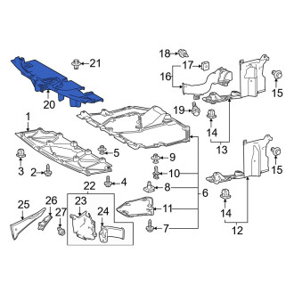Toyota GR Corolla Radiator Support Covers | CARiD