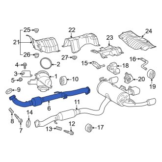 Toyota GR Corolla Exhaust Pipes | Straight, Flex, Y/X-Pipes, Side ...