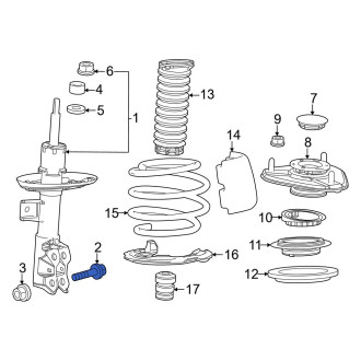 Toyota Mirai OEM Suspension Parts | Shocks, Struts — CARiD.com