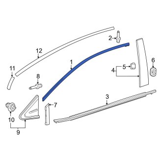 Toyota Corolla Door Moldings - Side, Edge, Belt | CARiD