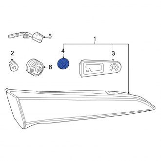 Toyota Corolla OEM Tail Lights | LED, Fiber Optic — CARiD.com