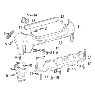 2023 Toyota GR Corolla OEM Bumpers - Front & Rear | CARiD