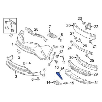 Toyota C-HR OEM Bumpers | Genuine Front & Rear Bumpers — CARiD.com