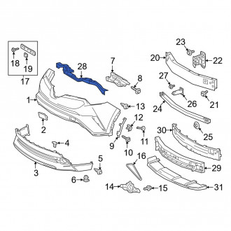 Toyota C-HR OEM Bumpers - Genuine Front & Rear Bumpers | CARiD