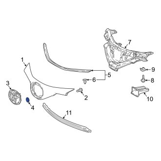 Toyota Avalon Grille Brackets & Hardware | CARiD