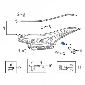 Toyota Camry OEM Lighting | Headlights, Fog & Tail Lights — CARiD.com