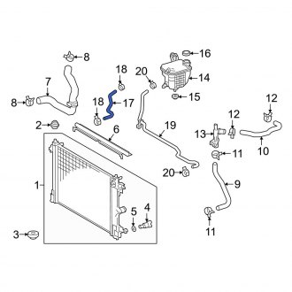 Toyota C-HR Replacement Coolant Tanks & Components – CARiD.com