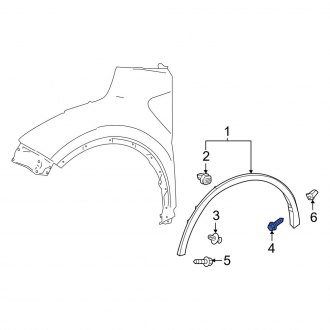 Toyota C-HR OEM Fenders | Factory Front & Rear Fenders — CARiD.com