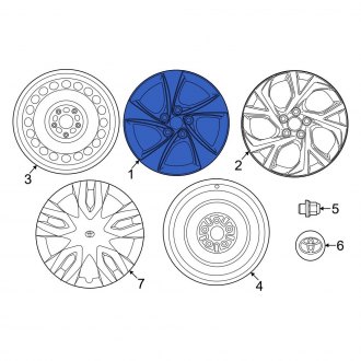 Toyota C-HR Replacement Factory Wheels & Rims - CARiD.com