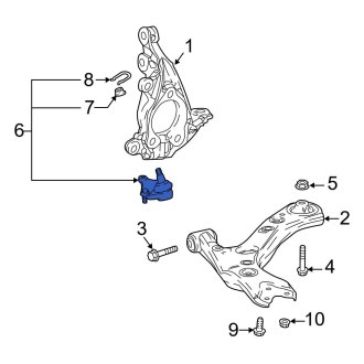 Toyota C-HR OEM Suspension Parts - Shocks, Struts | CARiD