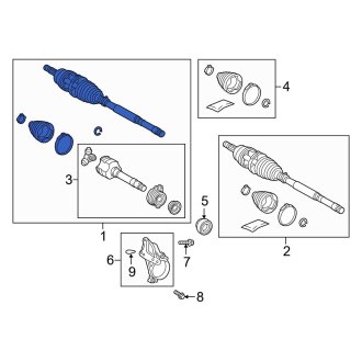 Toyota C-HR Axle Shafts & Parts - Front, Rear | CARiD