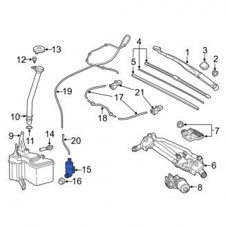 Toyota C-HR Windshield Washer Pumps — CARID.com