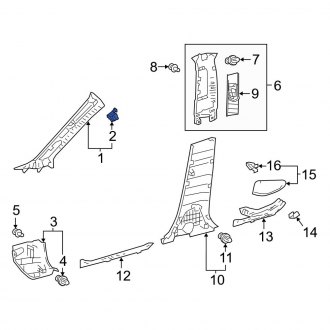 Toyota Camry Chassis Frames Hardware | Clips, Plugs — CARiD.com