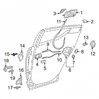 Toyota Corolla Door Hinges, Pin & Bushing Kits – CARiD.com