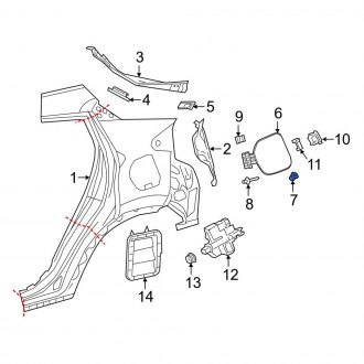 Toyota C-HR OEM Quarter Panels & Parts | Rear & Front — CARiD.com