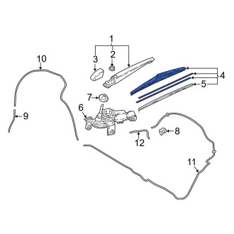 Toyota C-HR Wiper Blade Refills & Adapters | CARiD