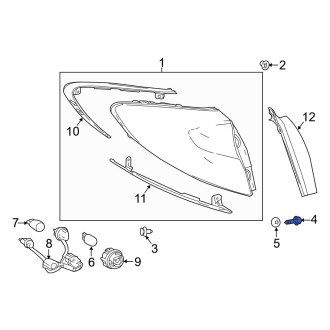 Toyota Venza OEM Grilles | Factory Billet & Mesh Grilles — CARiD.com