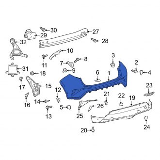 Toyota C-HR Replacement Front Bumpers & Components — CARiD.com