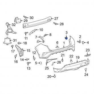 Toyota C-HR OEM Tail Lights | LED, Fiber Optic — CARiD.com