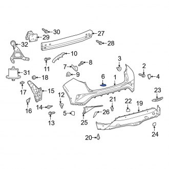 Toyota C-HR Replacement Bumper Moldings & Trim — CARiD.com