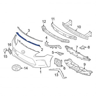 Toyota 86 OEM Bumpers - Genuine Front & Rear Bumpers | CARiD