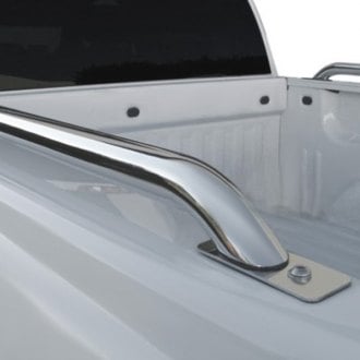 Truck Bed Side Rails - Chrome, Black, Polished Stainless Steel