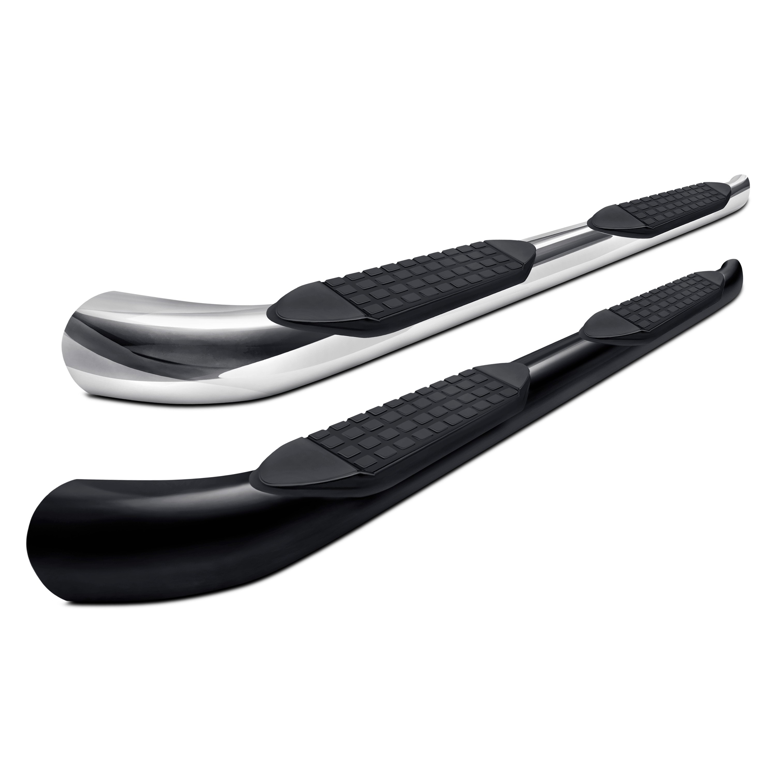 TrailFX® - GMC Sierra 1500 2020 6" Cab Length Oval Bent End Side Steps