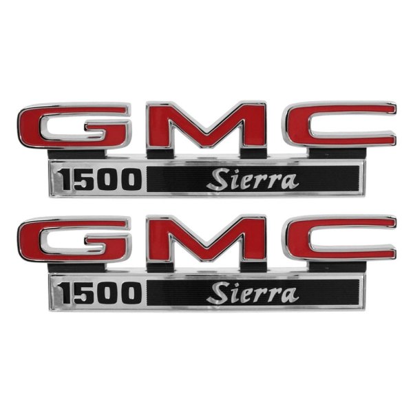 Trim Parts® 9824 - "GMC 1500 Sierra" Front Fender Emblems